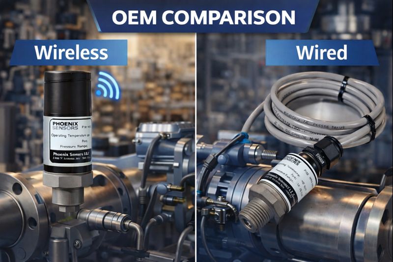 Wireless vs Wired Pressure Sensors for Your Application - Phoenix Sensors